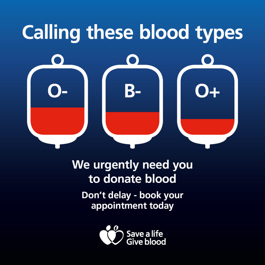 NHS crisis: Blood donors needed urgently