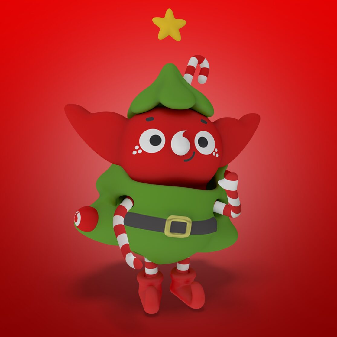 ‘Tree elf’: One of the Elf and Seek AR game characters