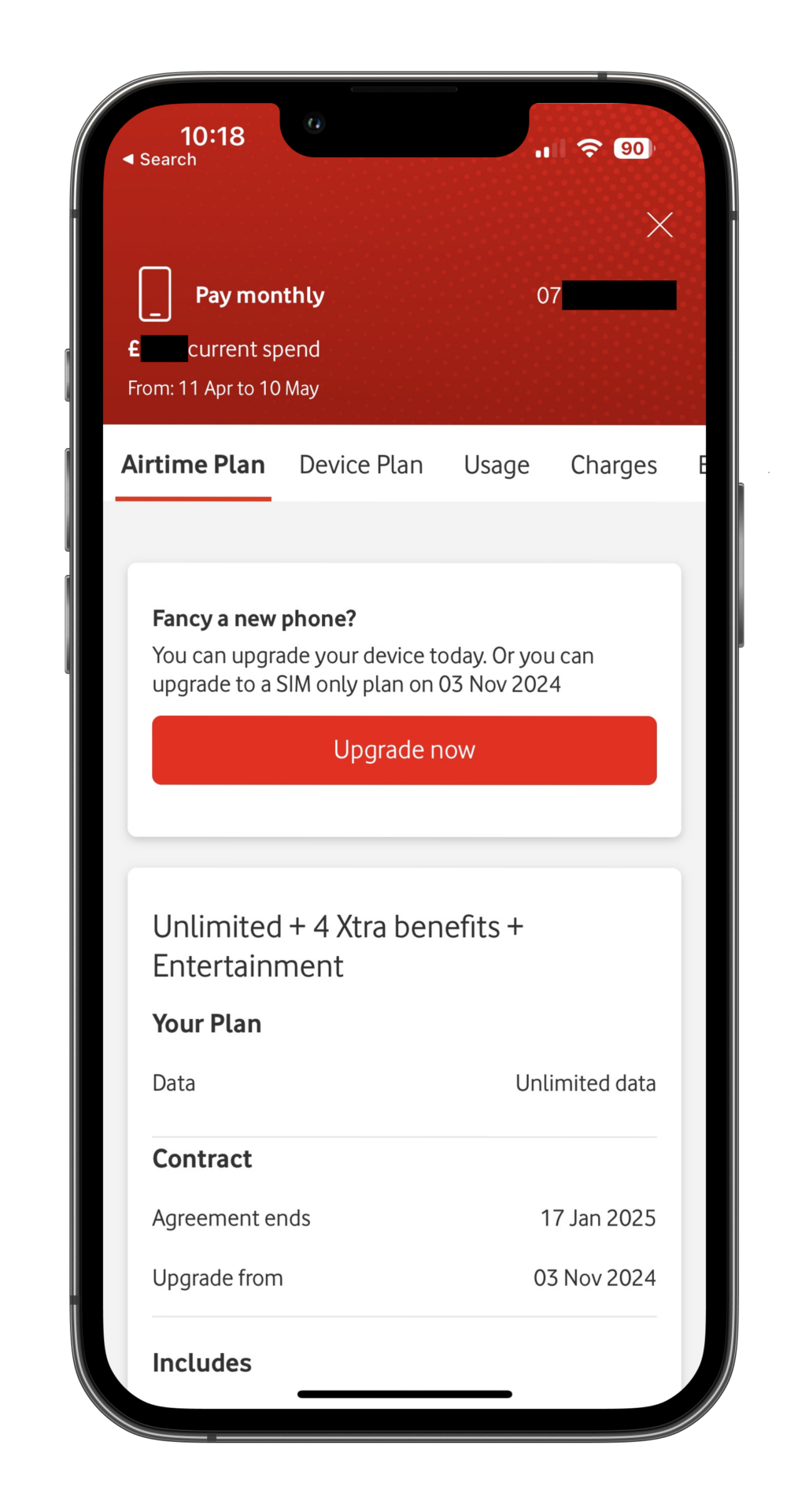 How to find out when your Vodafone contract ends